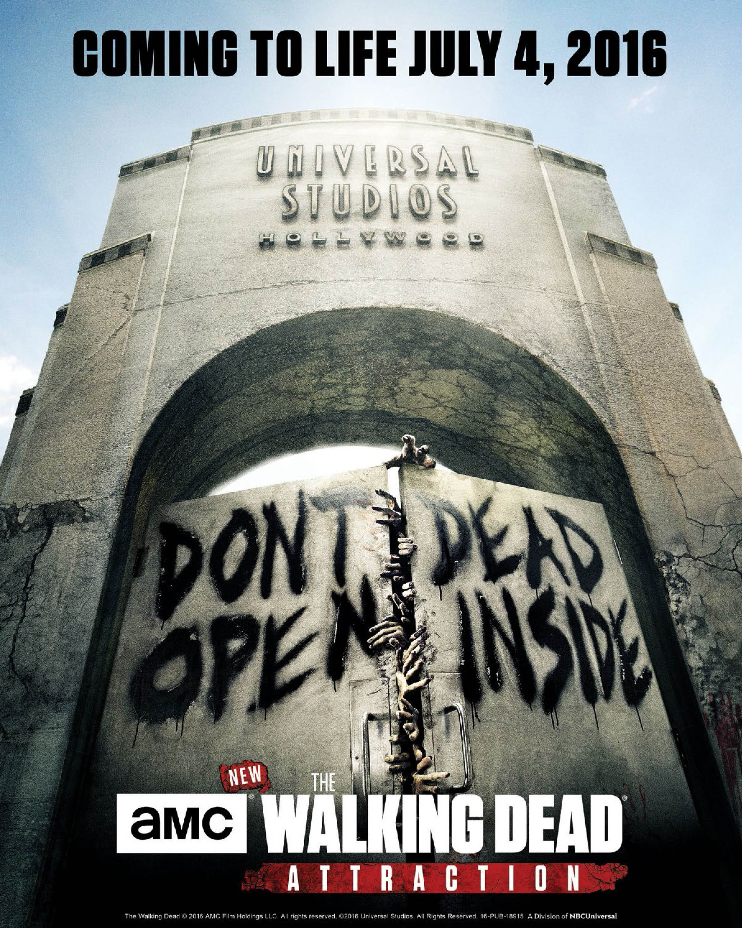 The Walking Dead Attraction Open Date Set for Hollywood – HHNRumors